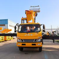 China Cheap JMC 36 meters telescopic arm hydraulic aerial platform Working Trucks with remote control for sale