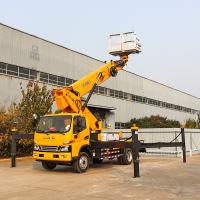 China Cheap JMC 36 meters telescopic arm hydraulic aerial platform Working Trucks with remote control for sale