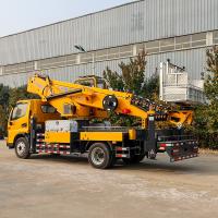 China Cheap JMC 36 meters telescopic arm hydraulic aerial platform Working Trucks with remote control for sale