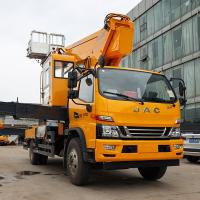China cheap price Jianghuai 40m aerial work vehicle  telescopic boom  Aerial work lifting equipment with basket for sale