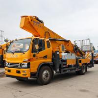China cheap price Jianghuai 40m aerial work vehicle  telescopic boom  Aerial work lifting equipment with basket for sale