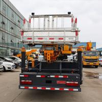 China cheap price Jianghuai 40m aerial work vehicle  telescopic boom  Aerial work lifting equipment with basket for sale