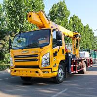 China Lower Price  working height aerial platform work vehicles with cradle for aerial work platform for sale for sale