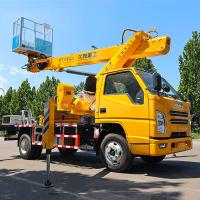 China JMC 4*2 115hp 21M 23M LHD RHD lorry lifting platform truck for sale