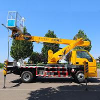 China JMC 4*2 115hp 21M 23M LHD RHD lorry lifting platform truck for sale