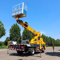 China JMC 4*2 115hp 21M 23M LHD RHD lorry lifting platform truck for sale