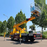 China JMC 4*2 115hp 21M 23M LHD RHD lorry lifting platform truck for sale