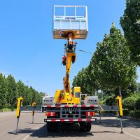 China JMC 4*2 115hp 21M 23M LHD RHD lorry lifting platform truck for sale