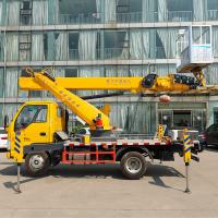 China 27m hydraulic Telescopic lift platform truck aerial working platform truck price for sale