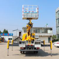 China 27m hydraulic Telescopic lift platform truck aerial working platform truck price for sale