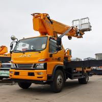 China Hydraulic Bucket Lift Truck 40m Diesel aerial platform work vehicles for sale for sale