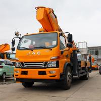 China 40 metre high quality aerial working platform telescopic articulated boom aerial lift work platform for sale