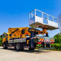 China Hot Selling 6 Wheels telescopic boom 50 m high altitude working truck for sale