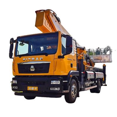 China 250hp 50m high JIUBANG factory Hot Sale telescopic Arm overhead vehicle truck boom lift for sale