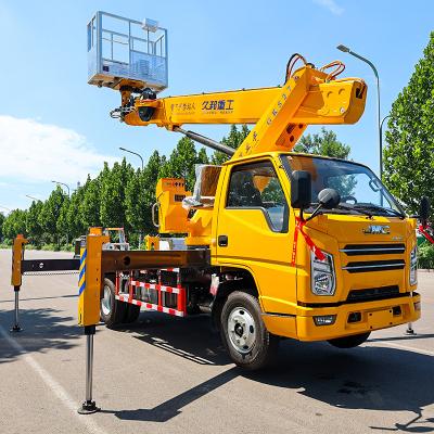 China GKS27m Diesel aerial work platform hydraulic lift platform truck price for sale