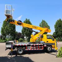 China GKS27m Diesel aerial work platform hydraulic lift platform truck price for sale
