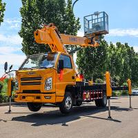 China GKS27m Diesel aerial work platform hydraulic lift platform truck price for sale