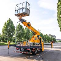 China 27m Remote control crane bucket lift aerial work platform truck elevator for sale for sale