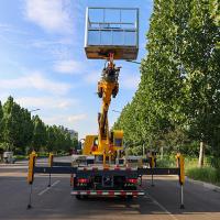 China 27m Remote control crane bucket lift aerial work platform truck elevator for sale for sale