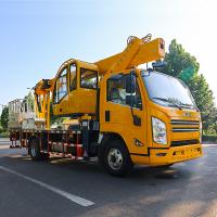 China 28m Customized Telescopic Boom Truck High-altitude Operation Truck Aerial Working Platform Bucket Truck for sale