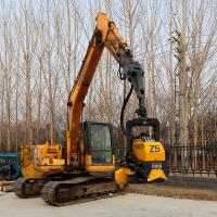 China Forestry Log Loader Crane Grab Felling Machine Diesel Outdoor Logging Harvester Trees for sale