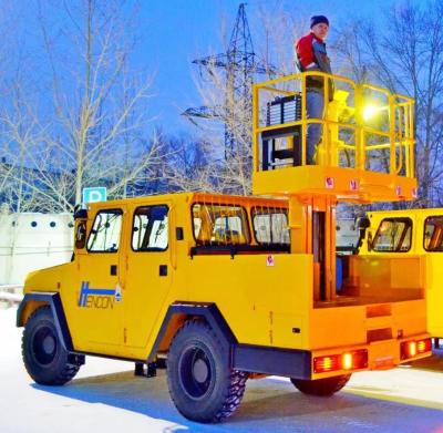 China Lifting bucket platform truck pickup truck mobile lifting platform customized production sales for sale