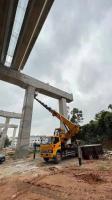China 40m Dongfeng  truck mounted aerial work platform  Articulated Boom Lift with  lifting bucket type for sale