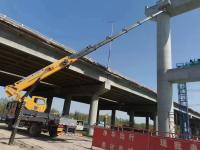 China 40m Dongfeng  truck mounted aerial work platform  Articulated Boom Lift with  lifting bucket type for sale