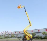 China 28m 4WD Towable Telescopic Boom Lifting Aerial Platform lift Price with Best Quality for sale