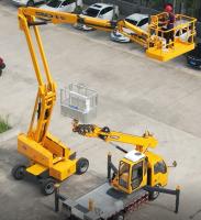 China 22m Self-propelled Boom Movable boom lift Fully Automatic Crank Boom Lifts for sale