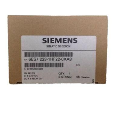 China SIEMENS SIMATIC S7-200 PLC 6ES7223-1HF22-0XA8 EM 223 24 VDC Digital Comb 4 Inputs/4 Relay Outputs for sale
