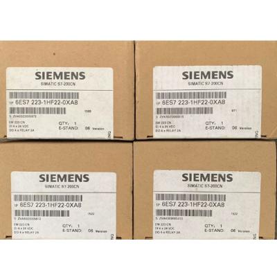 China SIEMENS SIMATIC S7-200 PLC 6ES7223-1HF22-0XA0 EM 223 24 VDC Digital Comb 4 Inputs/4 Relay Outputs for sale