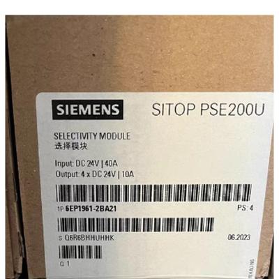 China SIEMENS	6EP1961-2BA21 SITOP PSE200U 10 A selectivity module 4-channel input: 24 V DC/40 A output: 24 V DC/4x 10 A thresh for sale