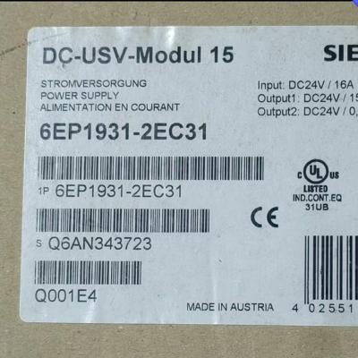 China SIEMENS	6EP1931-2EC31 SITOP DC UPS module 24 V/15 A uninterruptible power supply with serial interface input: 24 V DC/16 for sale