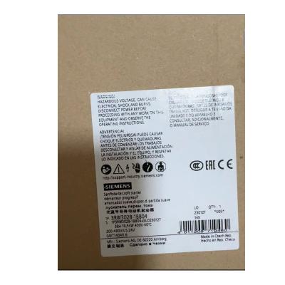 China SIEMENS	3RW3028-2BB04 SIRIUS soft starter S0 38 A, 18.5 kW/400 V, 40 °C 200-480 V AC, 24 V AC/DC spring-type terminals for sale