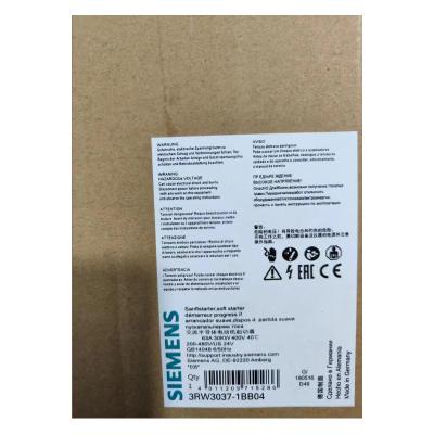 China OEM S2 63A 30kW SIEMENS SIRIUS Soft Starter 3RW3037-1BB04 for sale