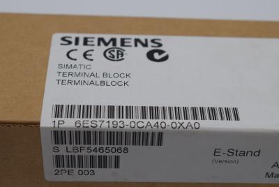 China SIEMENS 6ES7193-0CA40-0XA0 SIMATIC S5/S7, TERMINAL BLOCK for sale