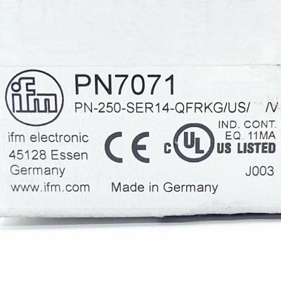 China IFM PRESSURE SENSOR WITH DISPLAY PN7071 PN-250-SER14-QFRKG/US/ /V for sale