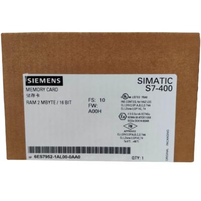 China SIEMENS 6ES7952-1KK00-0AA0 SIMATIC S7, MEMORY CARD  MEMORY CARD FOR S7-400, LONG DESIGN, 5V FLASH EPROM, 1 MBYTE for sale