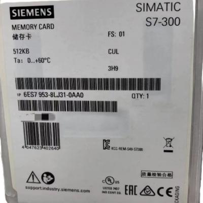 China SIEMENS 6ES7953-8LJ31-0AA0 SIMATIC S7-300/C7/ET200  MICRO MEMORY CARD FOR S7-300/C7/ET 200, 3, 3V NFLASH, 512 KB for sale