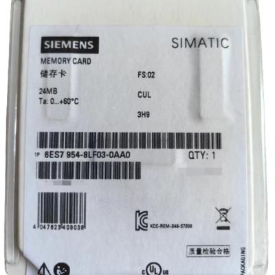 China SIEMENS 6ES7954-8LF03-0AA0 SIMATIC S7-1200 , MEMORY CARD FOR S7-1X00 CPU/SINAMICS, 3,3 V FLASH, 24 MBYTE NOTES for sale