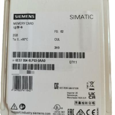 China SIEMENS 6ES7954-8LP03-0AA0 SIMATIC S7-1200  MEMORY CARDS FOR S7-1X 00 CPU, 3, 3V FLASH, 2 GB for sale