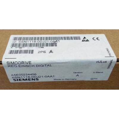 China SIEMENS 6SN1118-0DJ21-0AA1 SIMODRIVE 611 CONTROL UNIT, 1-AXIS, N-SET, W/O DMS REQUIRED FROM 06.04.09 for sale