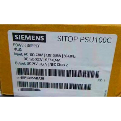 China SIEMENS 6EP1332-5BA20 SITOP PSU100C 24 V/3.7 A STABILIZED POWER SUPPLY INPUT: 120-230 V AC (110-300 V DC) for sale