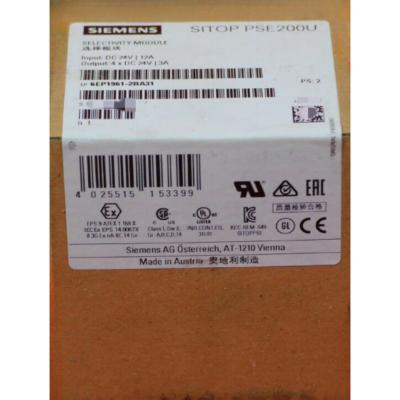 China SIEMENS 6EP1961-2BA31 SITOP PSE200U 3 A SELECTIVITY MODULE 4-CHANNEL INPUT: 24 V DC/12 A OUTPUT: 24 V DC/4X 3 A for sale