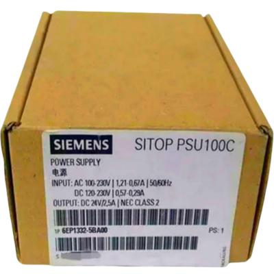 China SIEMENS 6EP1332-5BA00 SITOP PSU100C 24 V/2.5 A STABILIZED POWER SUPPLY INPUT: 120-230 V AC (110-300 V DC) for sale