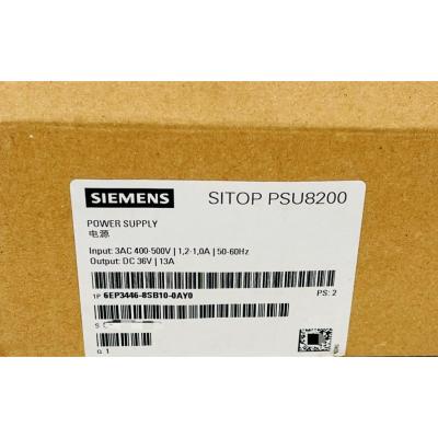 China SIEMENS 6EP3446-8SB10-0AY0 SITOP PSU8200 36 V/13 A STABILIZED POWER SUPPLY INPUT: 400-500 V 3 AC OUTPUT: 36 V DC/13 A for sale