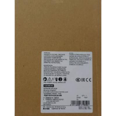 China SIEMENS 3RW3014-1BB04 SIRIUS SOFT STARTER S00 6.5 A, 3 KW/400 V, 40 °C 200-480 V AC, 24 V AC/DC SCREW TERMINALS for sale