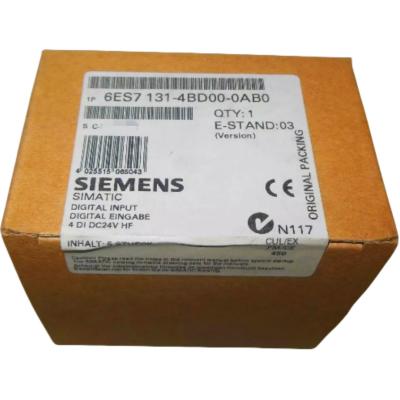 China SIEMENS 6ES7131-4BD00-0AB0 SIMATIC DP, 5 ELECTRON. MODULES 5 ELECTRON. MODULES FOR ET 200S, 4 DI HIGH FEATURE 24V DC for sale