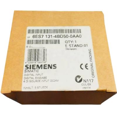China SIEMENS 6ES7131-4BD50-0AA0 SIMATIC DP, 5 ELECTRON. MODULES 5 ELECTRON. MODULES FOR ET 200S , 4 DI SOURCE INPUT 24V DC for sale